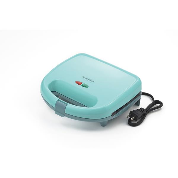 マリ クレール ホットサンドトースター・W(MC-814)おいしいホットサンドが作れます自宅で簡単に本格的なホットサンドが作れます。一度に２枚焼けるダブルタイプ。汚れが落としやすいので、お手入れ簡単です。サイズ／約225×200×85mm重...