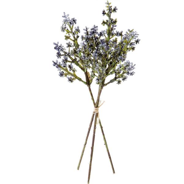 【カラードラベンダーブランチ×3 ダークラベンダー FG-4830 D/L】実物は写真より少し濃い色となります。春夏秋冬いつでもお使いいただけます。お部屋を彩るアイテムとしておすすめですJANコード：4961823671173サイズ　サイズ...