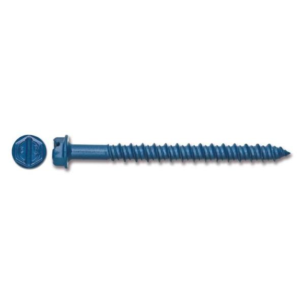 ●入数：100個入●ねじサイズ：6.3mm●長さ：57mm●取付け穴径：4.8mm●最大固定厚さ：13mm●タイプ：コンクリートボルト●コンクリートねじは、コンクリート、ブロック、又はレンガにねじが食い込むように設計及び製造されています●ね...
