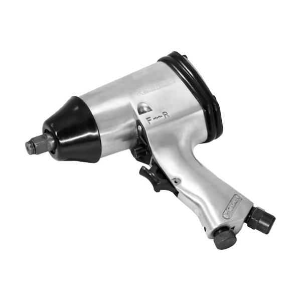 【特長】●タイヤ交換作業に最適な、初心者向けのスタンダードなエアインパクトレンチで、最大312Nmのトルクを発生させます。●差込角1/2DR（12.7mm）サイズのシングルハンマータイプです。●4段階のトルク調節と、正逆の回転切替が可能です。