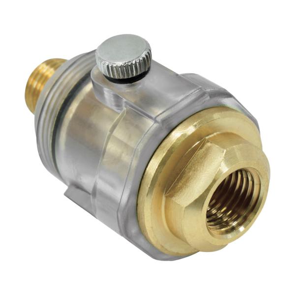 【特長】●エアツールオイルを、エアの流動により自動的にエアツールへ供給するオイラーです。●エアツールに直接取り付けることもできます。