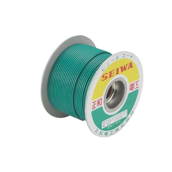 正和電工 アースコード VSFコード 100m ドラム巻 SF100CD : 機械工具の