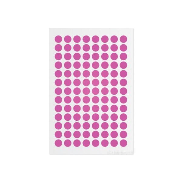 【特徴】●低温冷凍や液体窒素内での長期保管や色分けに適しています。【仕様】●適合チューブ：0.5mLl/1.5mL　マイクロチューブ●ドットサイズ（Φmm）：9●色：ピンク●入数：1袋（104ドット/シート×5シート）●使用温度範囲：-19...