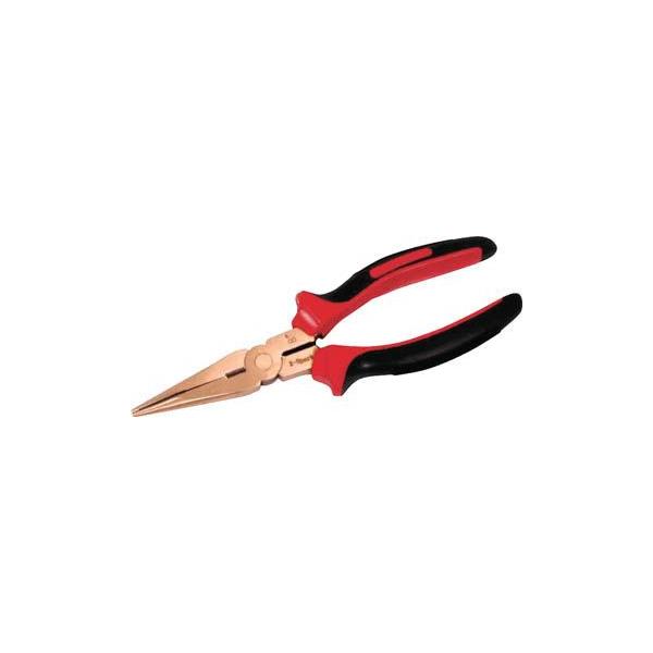 【特長】●摩擦や衝撃を加えても火花が出ない工具です。●無発火性の他、非磁性や耐蝕性にも優れています。【用途】●化学工業、石油、製鉄、ガス産業、爆薬製造工場、造船所、航空業界、船舶搭載用、火力発電所、製薬工場、アルミ精製所、製粉工場、医療機器...