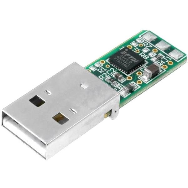 ●入数：1個●寸法：40.1mm x 11.85mm x 4.5mm●定格電圧：3.3V●最高動作温度：+85℃●最低動作温度：-40℃●USB 2.0対応●データ転送速度: 最大3 Mbps (FT232Rパーツ)、12 Mbps (FT...