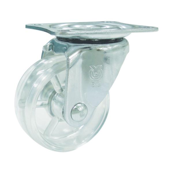 【特長】●始動抵抗が軽く、使いやすいキャスターです。●床面を汚しにくいポリカーボネート製キャスターです。●車輪カラーバリエーションを用途に応じて使い分けることができます。【用途】●軽量用台車●事務所などの屋内●オフィス用品