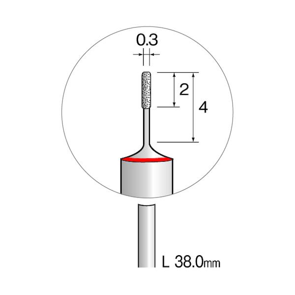 【特長】●振れ精度5μ以下、高剛性の超硬軸の電着ＣＢＮバーです。　●高精度でまた加工時の切込みによる軸逃げトラブルがほとんどなく、加工精度と加工効率が大幅に向上します。【用途】●工具鋼、合金鋼、一般鋼、ステンレスに。