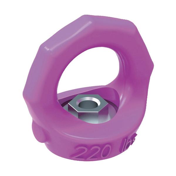 【特長】●取り付けに際しては市販のレンチを使用できます。●全方向負荷可能な回転アイナットです。●ボルトに接続した際でもリング部が負荷方向に360度回転するため、従来のアイナットでは禁止されていた横方向での負荷にも対応可能です。●ルッドIDポ...