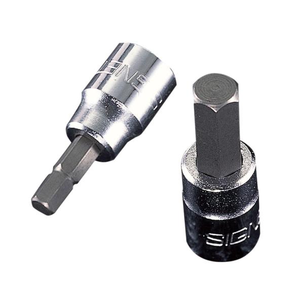 ●6角キャップスクリュー用のビットソケット。