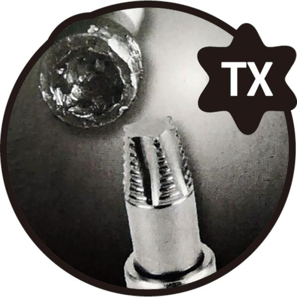 ●角が丸くなったヘックスローブボルトを取り外します。●破損したヘックスローブボルトにしっかりと食い込みます。●サビやペイントされたボルトにも使用できます。●左ねじ・右ねじで使用可能です。[使用方法]1.1/4DRのハンドルにソケットを取付け...