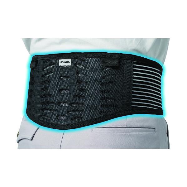 【特長】●背面の立体形状ＥＶＡにより、働く人の腰にピッタリフィットします。●通気性のあるメッシュ生地により、蒸れにくく快適です。●腹部のゴムの幅を狭くしているため、窮屈に感じず、快適に仕事がはかどります。