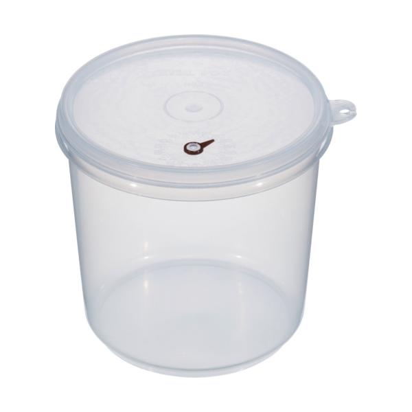 【特長】●留具やパッキンを使わない簡易密閉容器です。●フタには便利な日付メモリー付です。●半透明なので中身が何か分かります。