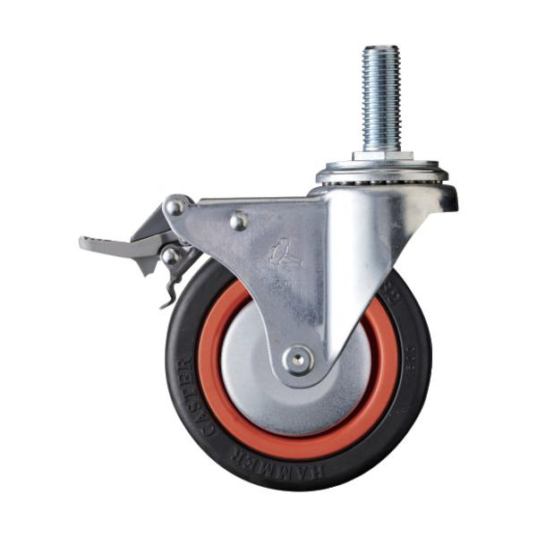 【特長】●幅広車輪で堅牢さと安定感のあるねじ込みキャスターです。●工場や店舗、事業所などのさまざまな環境で幅広く使用されています。【用途】●工場や店舗、事業所などに。