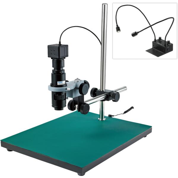 ●500万画素USBカメラ。●幅が広く高さのあるワークの検査に最適。