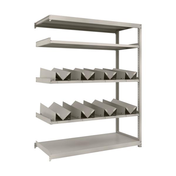 【特長】●一斗缶やペール缶のどちらでも保管可能な棚です。●サポート台は注ぎ口が下にくるよう傾斜がついており、給油コック使用時でも最後まで使いやすく便利です。●高さ、奥行が同じであれば、増結することができます。また、支柱を兼用することにより、...