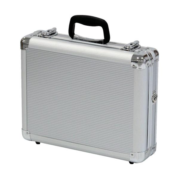 【特長】●軽くて丈夫なアルミ製ツールケースです。●コーナー部材は衝撃に強いラウンド加工仕様です。●用途に合わせて移動できる仕切板付です。●バックル部は鍵をかけることができ、大切な収納物をがっちりガードできます。●持ち運びに便利なショルダーベ...