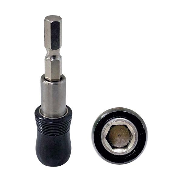 【特長】●コンパクトラチェットシリーズ、ビルドのパーツシリーズです。●ビットはビルド・ビルドMINI・差込角6.37mmの他機種ハンドルに対応しています。●六角軸全てのビットが使えるようになるエクステンションホルダーです。●ホルダー部をスラ...