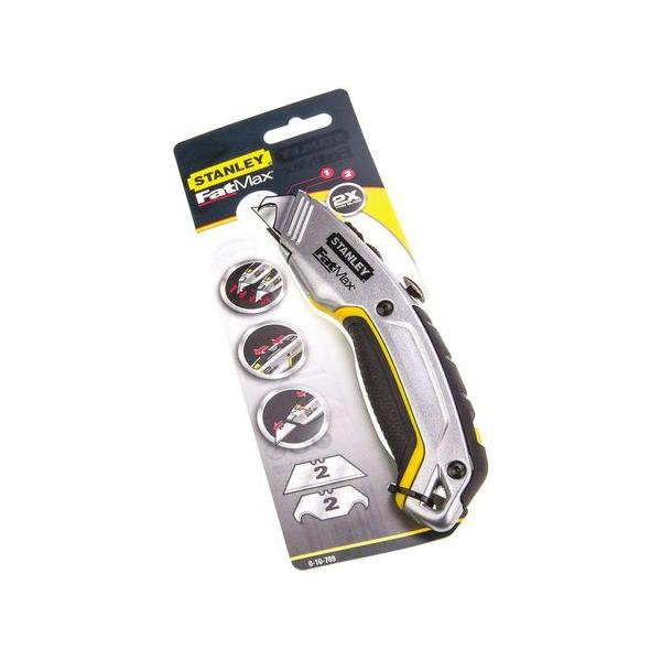 ●入数：1個●特長：二枚刃ナイフ、トリミング刃、インターロック式ノーズ、インスタント刃交換ボタン●全体長さ：240 mm●Fat Max? Xtremeツインブレードナイフ●1本に2つのナイフを収納●インスタントブレード変更ボタン●使いやす...