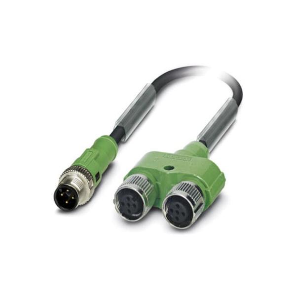 ●入数：1個●接続タイプM12 4-Pin - 2 x M12 4-Pin●ケーブル長3m●アクセサリタイプCable &amp; Connector●コネクタのジェンダーオス - メス●ケーブルとコネクタ 3m