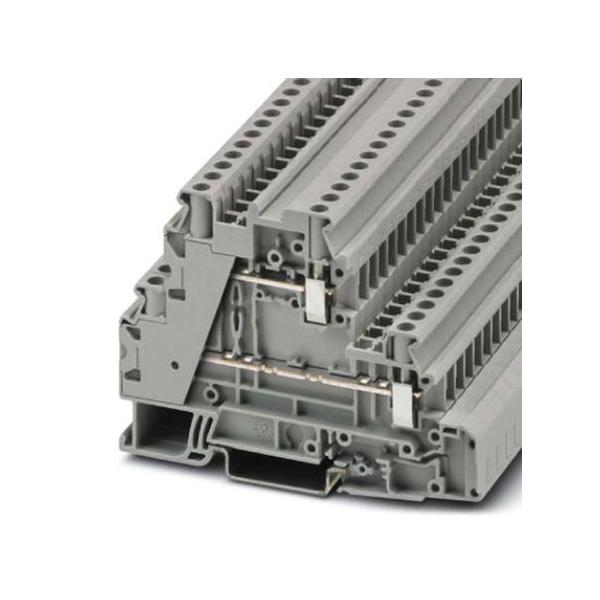 ●入数：1個●極数4●取り付けタイプNS 35 / 15、NS 35 / 7.5●定格電流30A●端子方法埋め込みネジ●ケーブルサイズ26 → 10 AWG●Multi-level terminal block grey