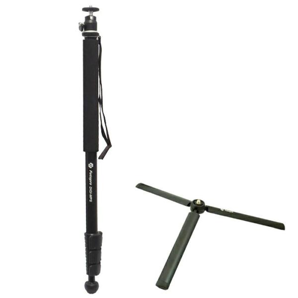 【特長】●「DIGI-MPS」は、一脚とサポート三脚がセットになった3wayの自立式一脚です。 通常の一脚としてはもちろん、サポート三脚を付ければ「自立式一脚」としても使えます。 また、ミニ三脚に自由雲台を直接取り付ければ、ローアングルでの...