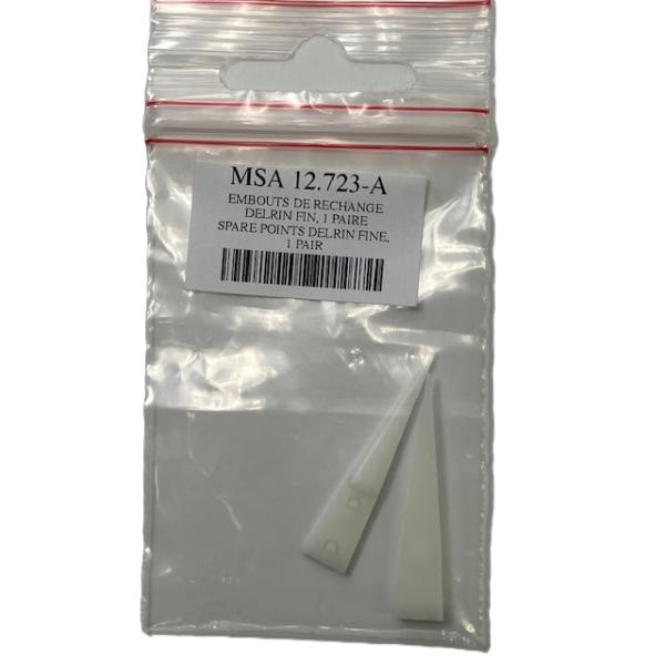 【特長】●MSA 12.723ピンセット用交換デルリン製チップ●形状：一般型
