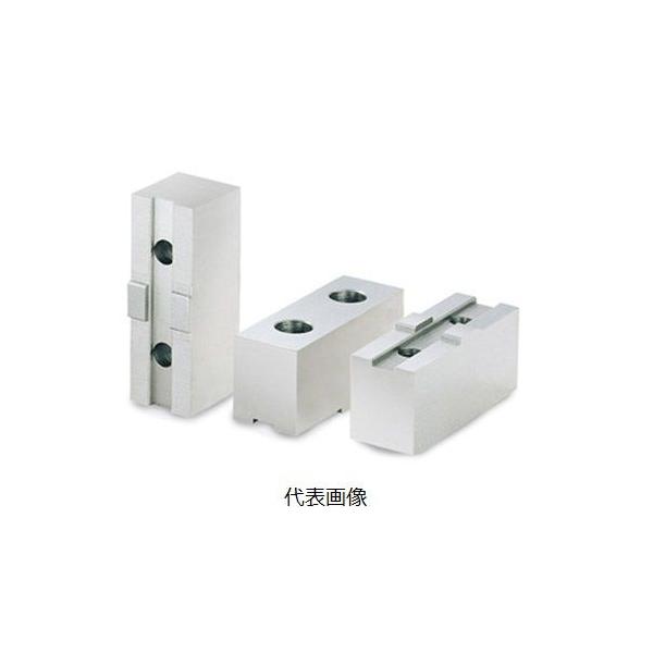 ●北川スクロールチャック用●入数：3個●材質：S45C●爪形状：山取無し●取付ボルト穴寸法（mm）：19●寸法（mm）/A：100、B：32、C：45、D：12.7、E：3、F：3.5、G：53.98、H：M12、Ｉ：55、J：19.03
