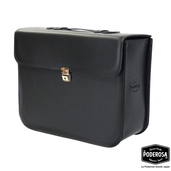 【商品名】Garmisch All Leather Saddlebag【色】黒【素材】革【容量】約15L【サイズ】縦31cm×横37cm×厚16cm【生産国】スペイン【特徴】・スペインで職人の手によって製作された、厚さ5mmのナチュラルレザ...