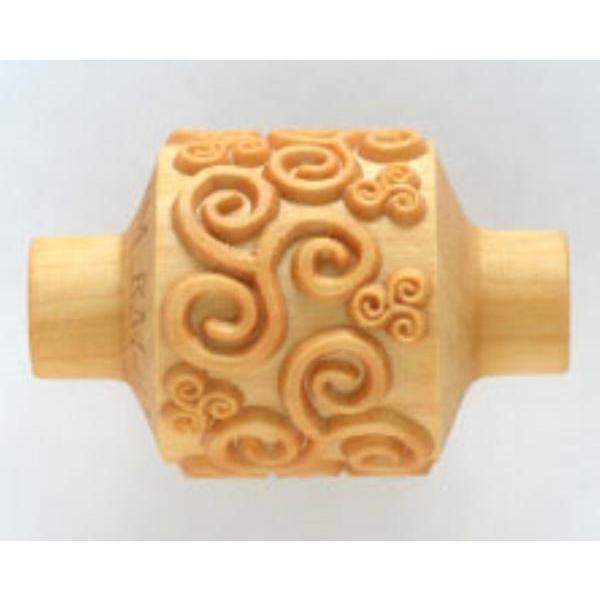 MKM Rollers4clay RM(30mm 幅 ローラー)PRODUCE IN USA■植物性油脂を浸透させた木製の耐久性のある作りです。■堅い自然の木を彫り込んでいますので、耐水性もよく、土離れが良いため粘土が崩れません。■彫りが深...