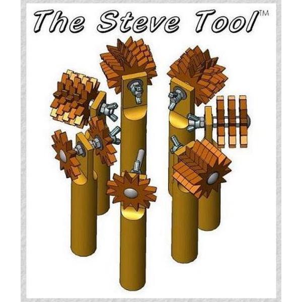 - Steve Tool -スティーブツール■スティーブツールは、幾つものパーツを組み合わせることにより、様々な文様、デザインを創造することが可能です。■画一的な文様を何回でも作れるローラーは多く存在しますが、このSteve Toolは独自...