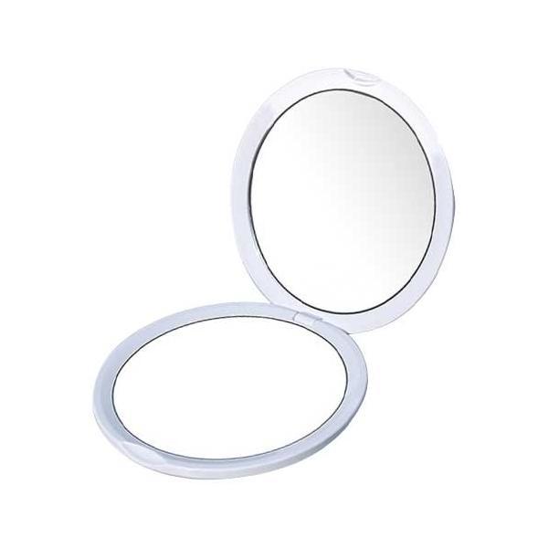 【商品説明】・通常鏡と10倍鏡がセットになった両面コンパクトミラーです。・10倍鏡は目元と口元が細部までしっかり見れるので細かい作業がしやすくなります。・等倍鏡は普段のメイクの時に使用できます。・ミラーの角度は自由に調節可能です。・持ち運び...
