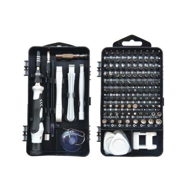 【商品説明】１つあると便利！精密ドライバーセット　117in1。多種類のビットで家電製品だけでなく、スマホ、デジタルカメラ、腕時計、メガネ、パソコン、ゲーム機などの分解・メンテナンスにも。ドライバー 117点 セット 精密ドライバー セット...