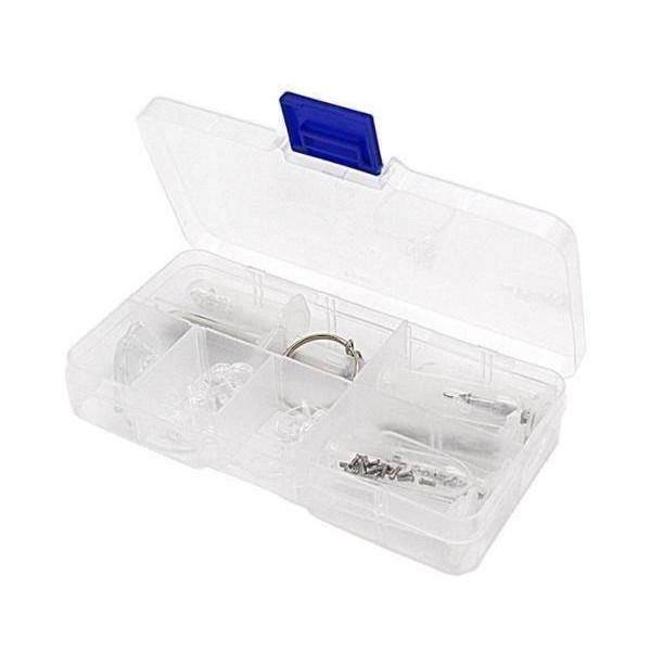 【商品説明】・メガネのネジ締めや鼻パッドの交換など多様な修理に対応。・眼鏡だけではなく、サングラス、時計などの修理やメンテナンスにも使えます。・持ち運び便利な収納ケース付きです。【商品詳細】・ドライバー（プラス、マイナス、ナット用）×1・シ...