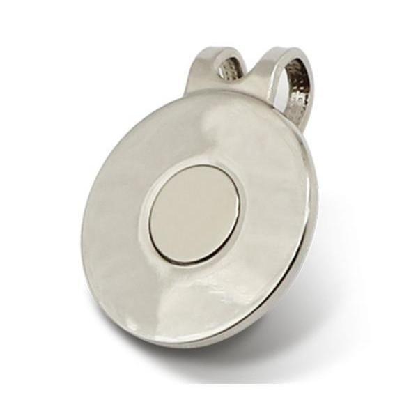 【商品説明】・強力な磁石、ハットクリップ付きのシンプルデザインなゴルフマーカー用台座です。・予備として持っておけば無くなった時も安心です。・シンプルなデザインなので、いろいろなデザインのマーカーとマッチします。【商品仕様】カラー　シルバーゴ...