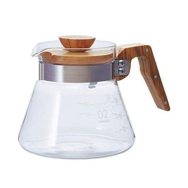 ハリオ VCWN-60-OV  オリーブウッド コーヒーサーバー600  実用容量 600ml HARIO||