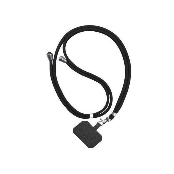 【商品説明】・スマートフォンケースの充電口部分に通して使用できるスマホネックストラップです。・ケースの背面に入れるだけでなので簡単に装着できます。・丸ひもなので長時間使用しても首や肩が痛くなりにくくなっています。・ストラップを付けたまま充電...