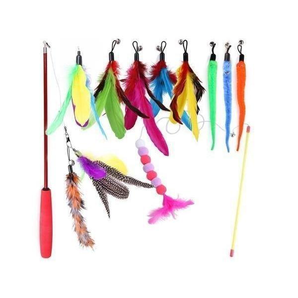 【商品説明】・猫用のおもちゃ合計12点セットです。・猫ちゃんに合ったおもちゃを見つけることができます。・種類があるので猫ちゃんが飽きることなく遊ぶことができます。・竿はよくしなり、伸び縮みさせることができます。【商品仕様】素材 フェザー 銅...