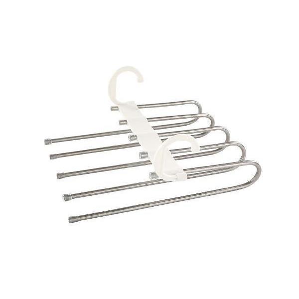 【商品説明】・1本1本だとかさばるスラックスやパンツをコンパクトに収納できるハンガーです。・畳んで収納するよりもシワが付きにくくなっています。・折りたたんだ状態でもスライドすることで1本ずつ取り出すことができます。・横掛けの際にはパンツやス...