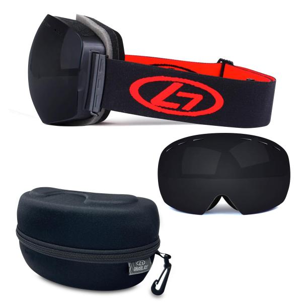 【商品説明】・雪面は紫外線の反射率80％で、眼に大きなダメージを受ける可能性があります。　このスノーゴーグルに搭載されたUVカットレンズは有害な紫外線を99%以上カットできて眼を保護してくれます。・ミラーコーティングが眩しさを抑え、明るい視...