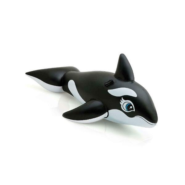 【商品説明】夏のレジャーやプールで大活躍！シャチの形をした、かわいい浮き輪です。家族で、旅行先はもちろんお庭やベランダなどでも楽しく夏の水遊びができます。取っ手ハンドル付なのでプールで海で目立つこと間違いなしです