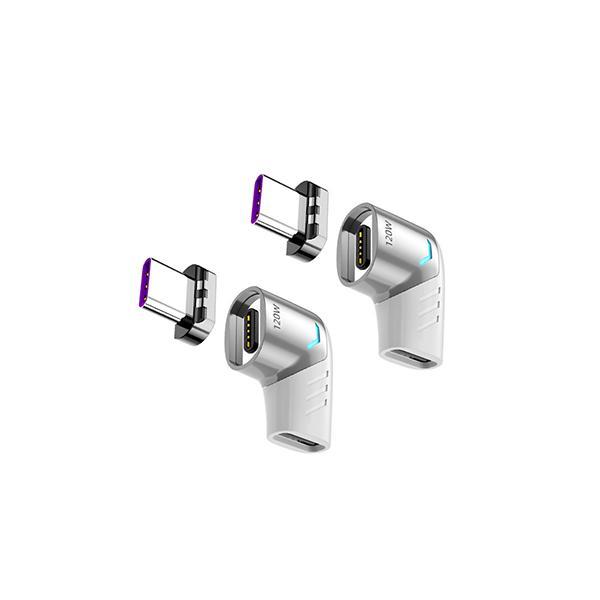 【商品説明】お手持ちのType-CケーブルをL字型、マグネットコネクタにできる変換アダプタです。マグネットで着脱が簡単、L字型で取り回しが楽で操作しながらの充電でも邪魔になりません。PD規格対応で最大120W出力対応、対応のPCやスマホで急...