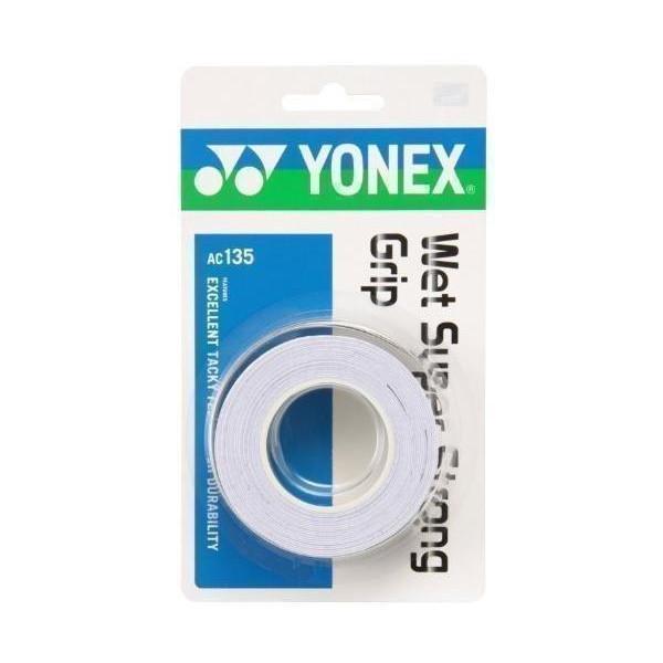 2個セット ヨネックス AC135-011 ホワイト ウェットスーパーストロンググリップ YONEX