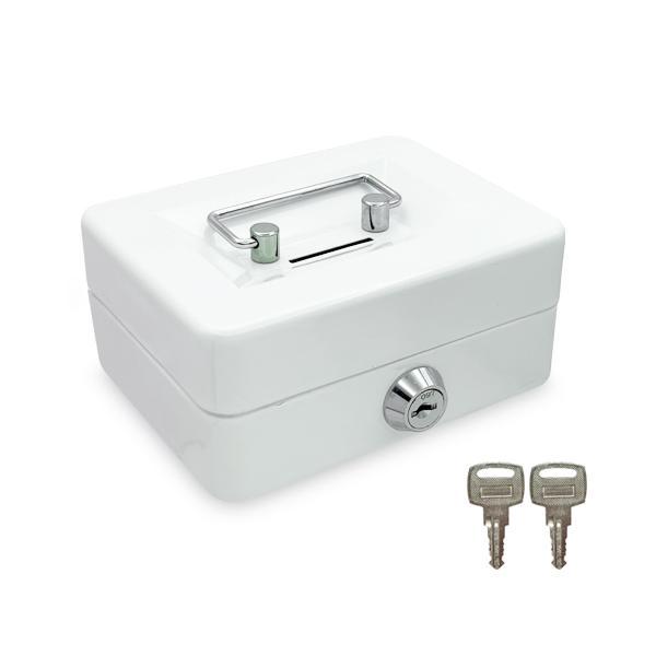 【商品説明】・お子様も使用できる鍵付きの金庫です。・金庫としてだけでなく、小物入れとしても使用することができます。・小銭を分けることができるトレー付きです。【商品仕様】カラー ホワイト素材 スチール ABS