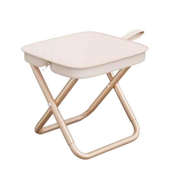 【商品説明】・座面が収納袋を兼ねており、収納袋を紛失してしまう心配がありません。・約570gと軽量で持ち運びが楽です。耐荷重は100kgです。・座面からフレームを引き出すだけで簡単に設置することができます。【商品仕様】カラー：カーキ