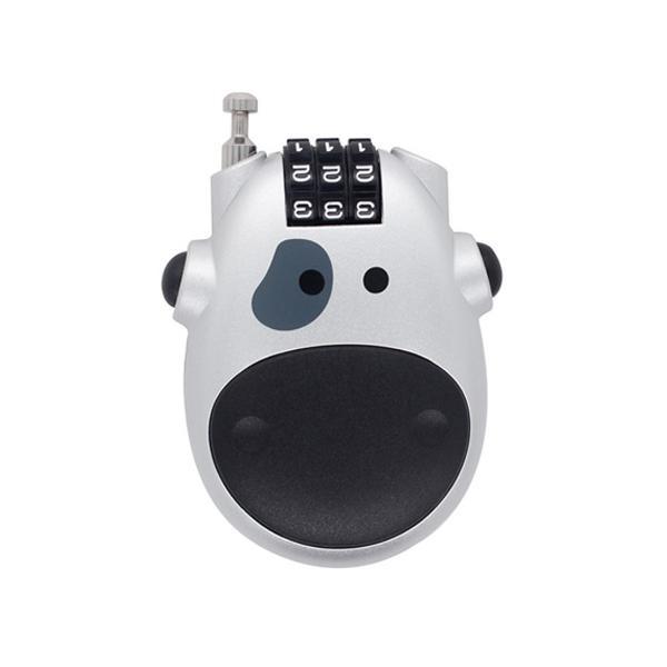 【商品説明】・ワイヤーは約75cmまで伸ばすことができ、使わないときは巻き取ることで邪魔になりません。・使用する際はワイヤーを好みの長さで固定して使用することができます。・ダイヤル式ロックのためキー紛失の心配がありません。・コンパクトなサイ...