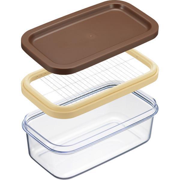 SJ1994 保存ができるバターカッター常温に戻したバターを置いて、ギュッと押すだけで一片約5ｇにカット。フタをしてそのまま冷蔵庫に保存できます。ホームベーカーリーやお菓子作りにも使いやすい。うす切りなので、パンケーキやトーストに溶けやすく...