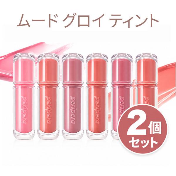 ひと塗りで、みずみずしいツヤ感【商品名】Peripera ムード グロイ ティント 2個【容量】4g【広告文責】(株)CJK　03-6279-3221【製造】Peripera(ペリペラ)【区分】韓国製/化粧品