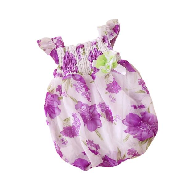 【メール便発送OK】【素材】本体部分：コットン シフォン部分：ポリエステル【詳細】とてもキュートなワンピースです。外側はふんわりシフォン地、裏側はコットンの裏地付き。【サイズ】9M　参考身長：67-72cm　体重：7.5-9.3kg　【メー...