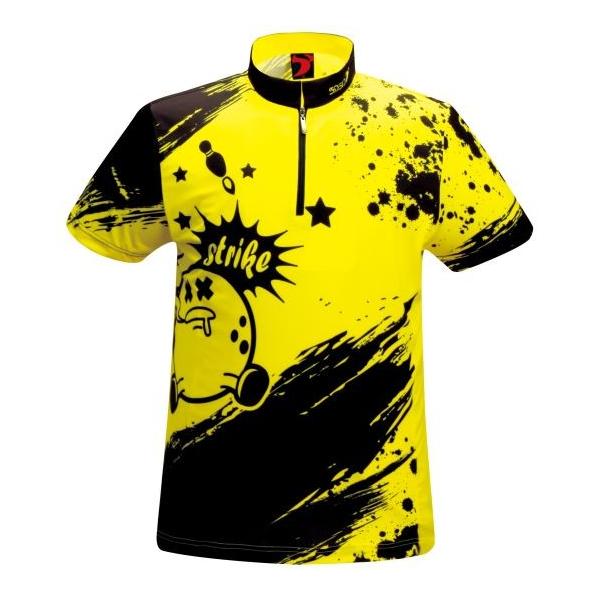 トータルスポーツユニフォーム専門会社SSOSIO Japanのユニフォームは自然で立体感のあるデザインで、服地の機能性を加えてボウリング競技時、活動性があって快適に着られるように制作しています。素材：機能性POLY87%+SPAN CREO...