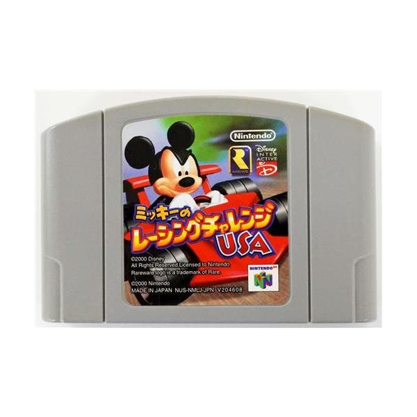 【発売日：2001年01月21日】商品名: ミッキーのレーシングチャレンジUSA (箱説なし) 【NINTENDO64】メーカー名: 任天堂JANコード: 4902370505146商品番号: L01478347商品カテゴリ: ゲーム発売日...